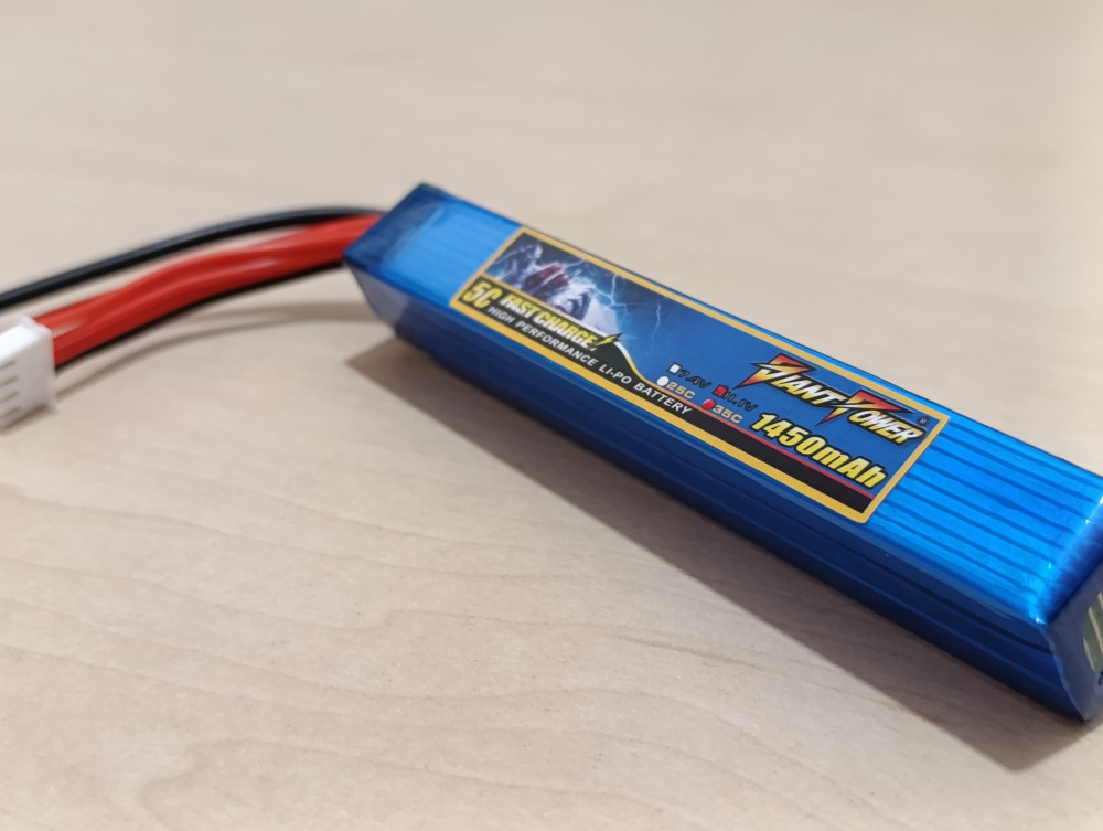 Купить Giant Power 20123 1450mAh, LiPo, 11.1V, 35C, T-Connector для ...