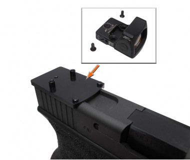 Купить WII TECH 16518 Glock series (T.Marui, WE) CNC Aluminium RMR ...