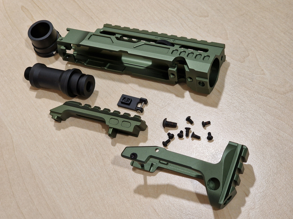 Купить 5KU 15211 AAP-01 Carbine Kit TYPE-C GREEN для страйкбола по цене ...