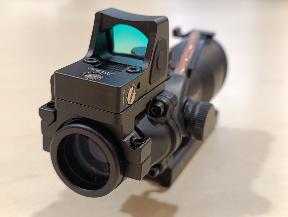 Купить T-Eagle 17666 ACOG 4X32+RMR Red Fiber для страйкбола по цене 8 ...