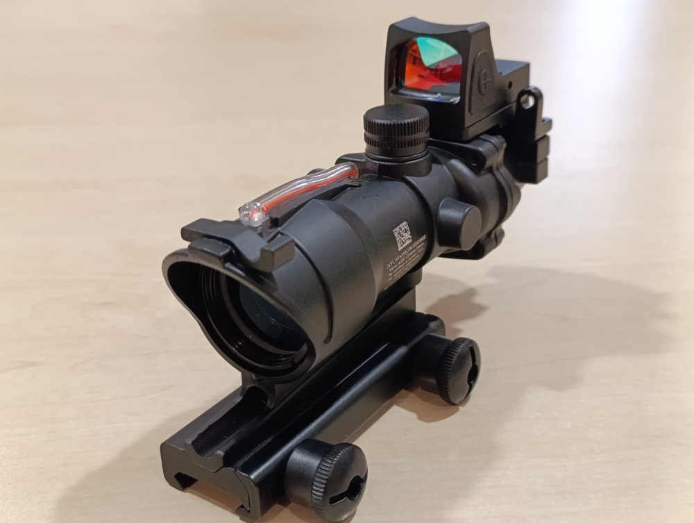 Купить T-Eagle 17666 ACOG 4X32+RMR Red Fiber для страйкбола по цене 8 ...